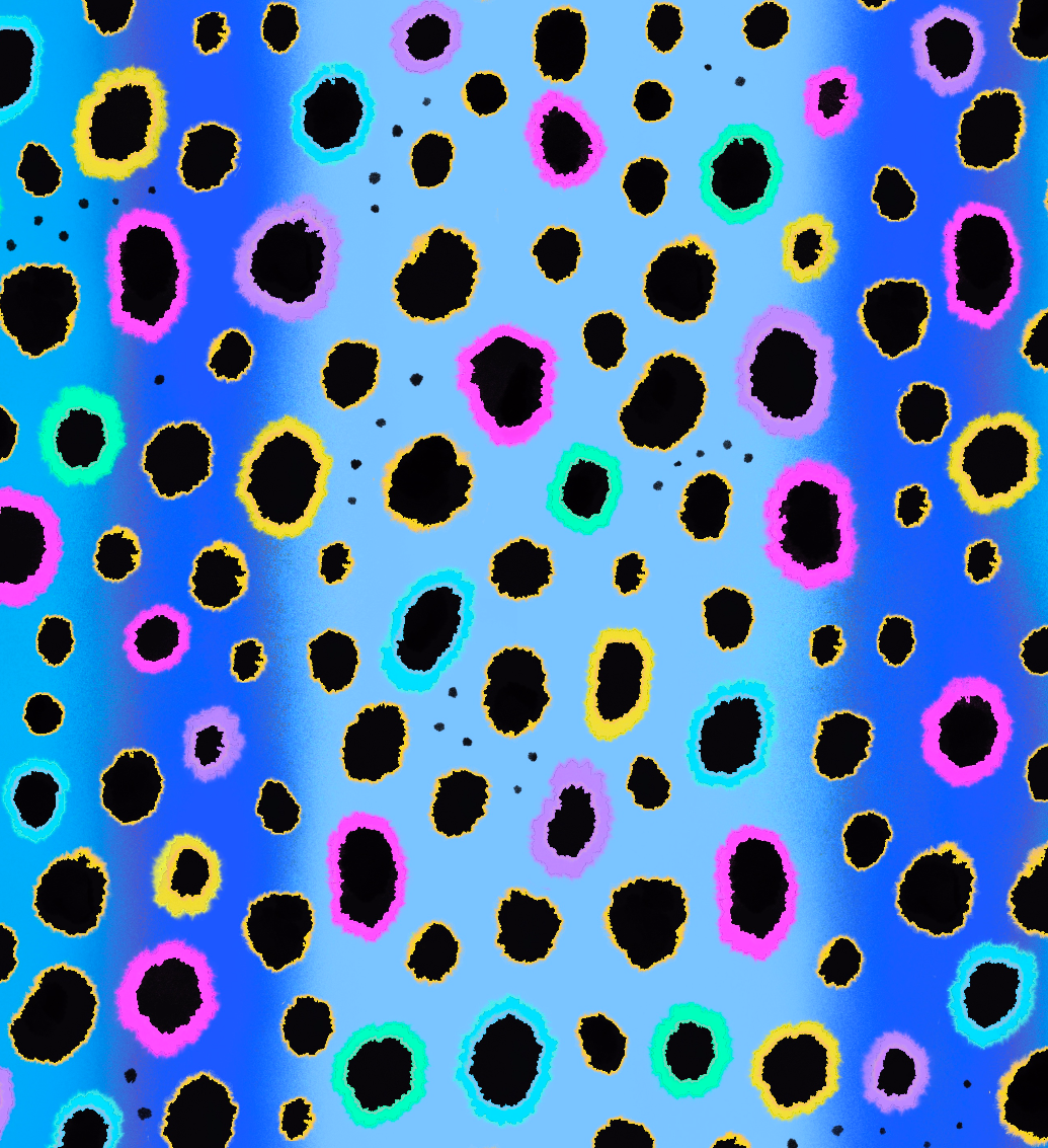 SA004 Blue Animal print – Fabricsverse