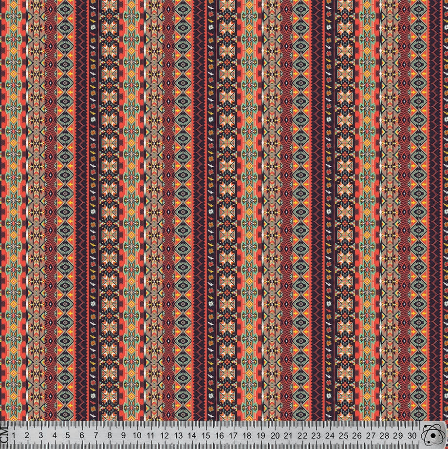 A58 Red Aztec. – Fabricsverse