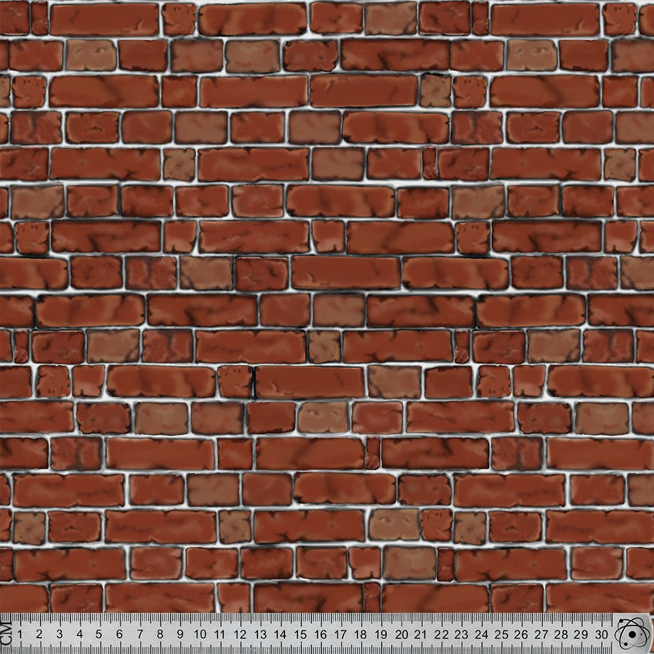 C16 Brick Wall Print. – Fabricsverse